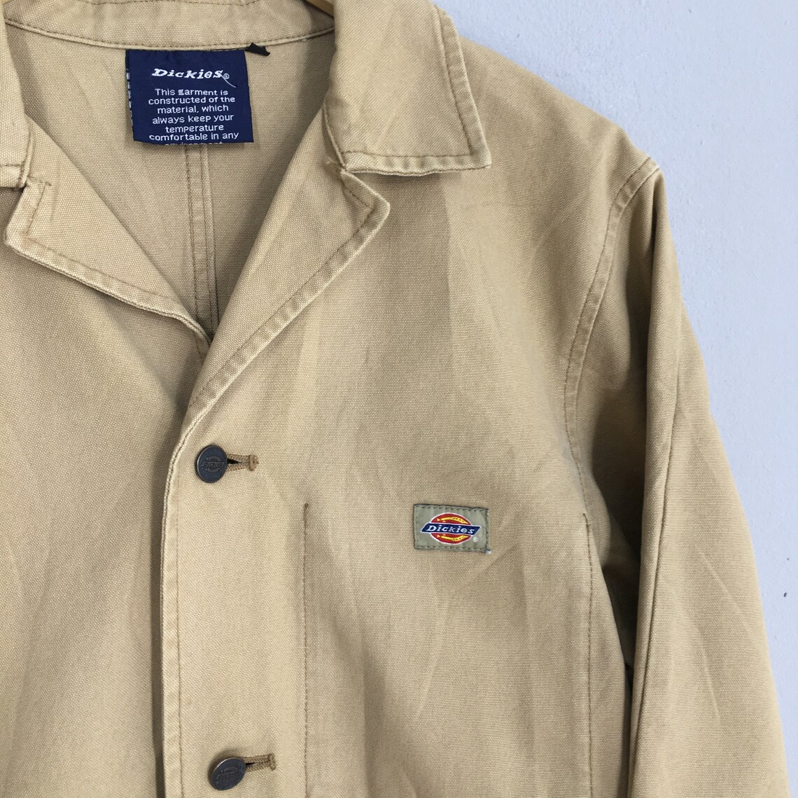 Vintage Dickies Worker Denim Jacket Large Jeans 1990s Dickies Workwear ...