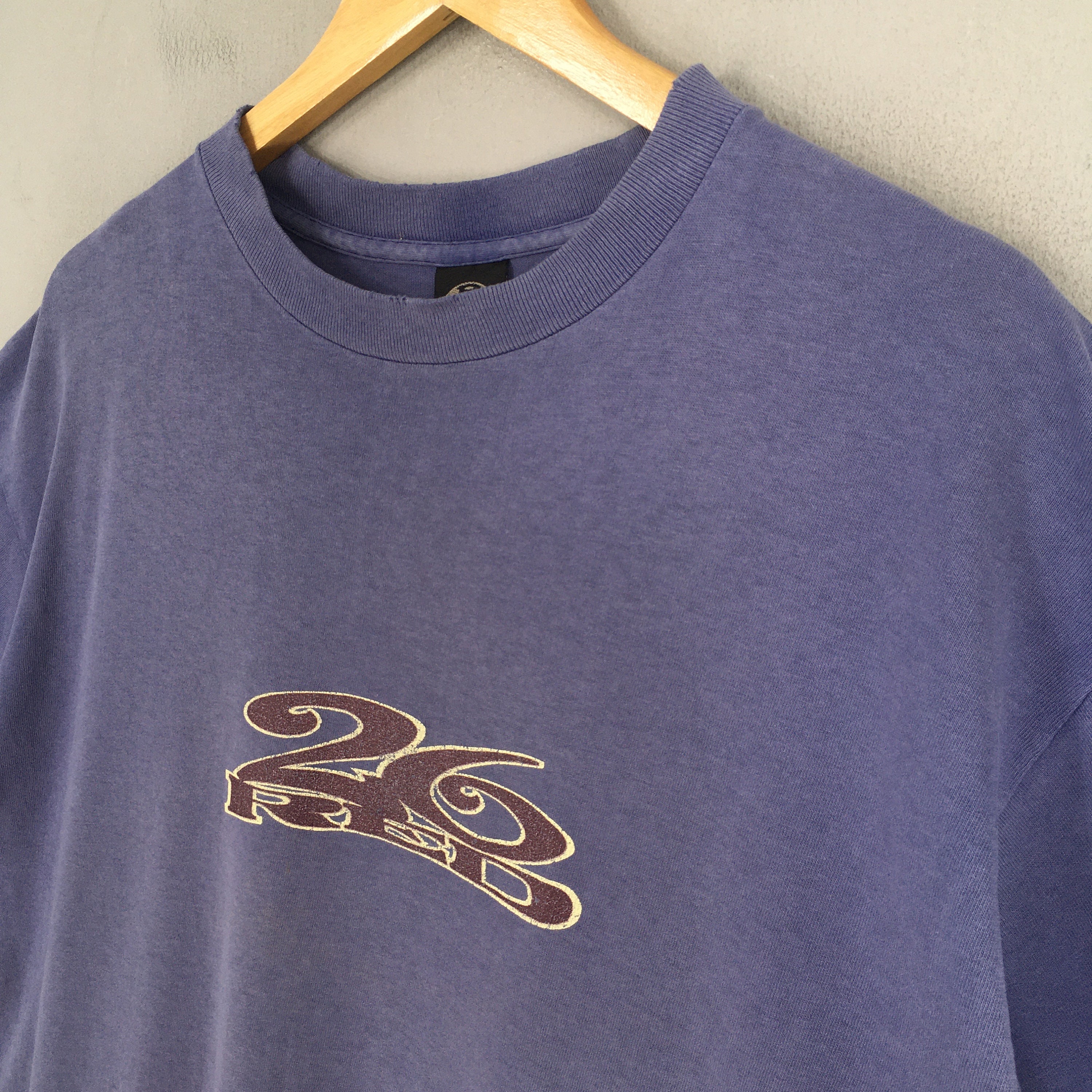 Vintage 26 Red Skater Distressed T Shirt Large 90s 26 Red Vintage 26 Red Skater Distressed T Shirt Large 90s 26 Red