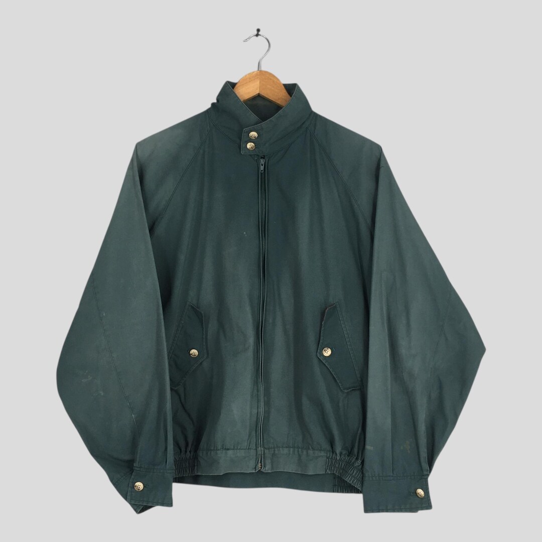 Vintage 90s Baracuta England Sun Faded Green G9 Jacket Medium Baracuta ...