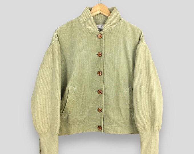 Vintage Christian Dior Sports Wool Corduroy Women Jacket Medium 90s ...