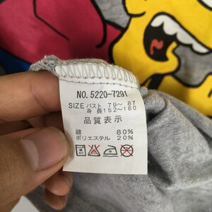 Vintage Bart Simpson Rollerbart Cartoon Ringer T Shirt Medium 1990's ...