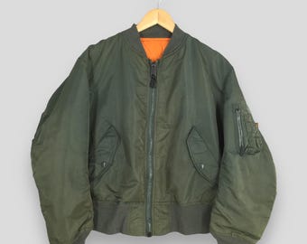 Vintage 80s Alpha Industries B-15D Air Force Bomber Jacket Vintage 80s Alpha Industries B-15D Air Force Bomber Jacket