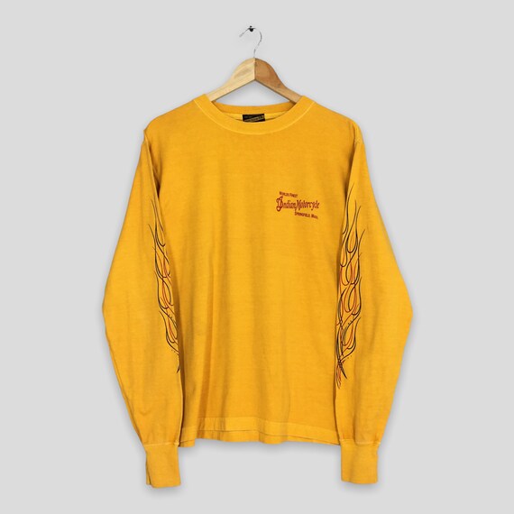 Vintage Iron Horse Motorcycle Club Yellow Tshirt Larg… - Gem