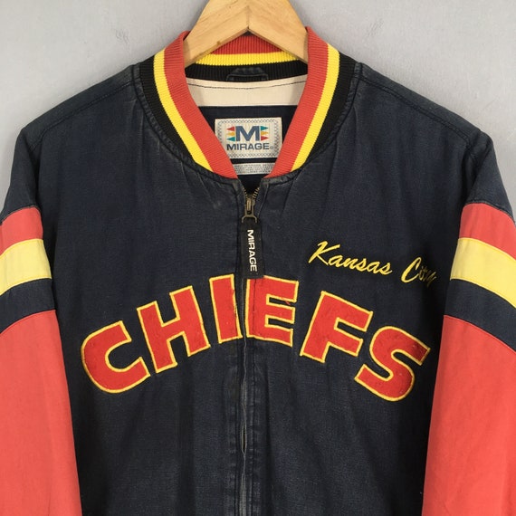 Vintage 90s Kansas City Chiefs Nfl Football Multicolo… - Gem