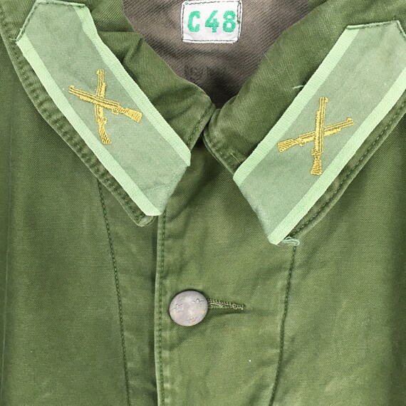 Vintage 70's Swedish C48 Infrantry Military Jacket Me… - Gem
