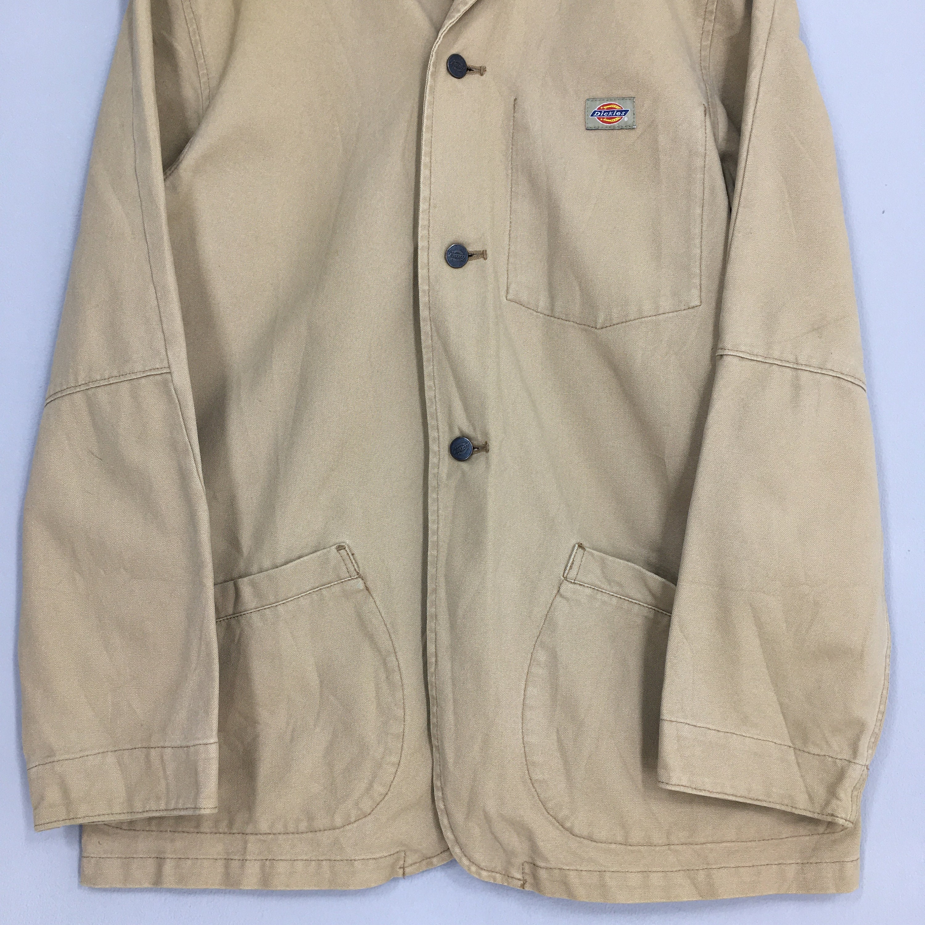 Vintage Dickies Worker Denim Jacket Large Jeans 1990s Dickies Workwear ...