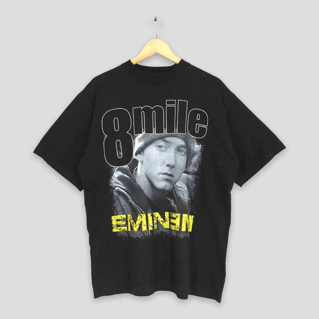 Camiseta vintage de 2002 con el cantante de rap Eminem de 8 Mile Movies ...