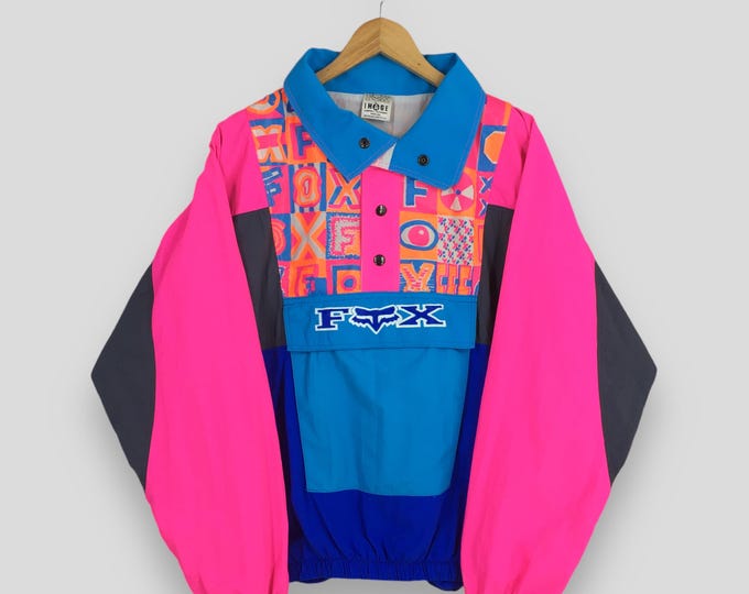 Vintage 90s Fox Racing Team Multicolor Jacket Xlarge Fox Racing Usa ...