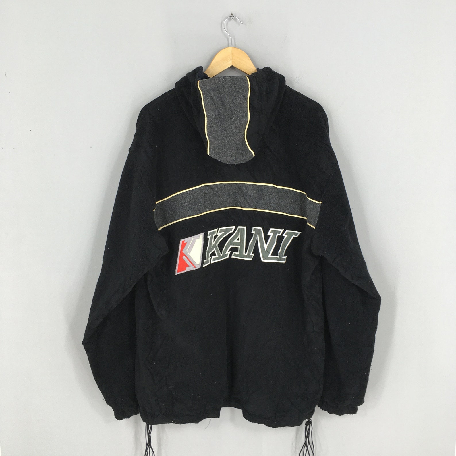 Vintage Karl Kani Hoodie Fleece Sweater Xlarge Reversible Karl - Etsy