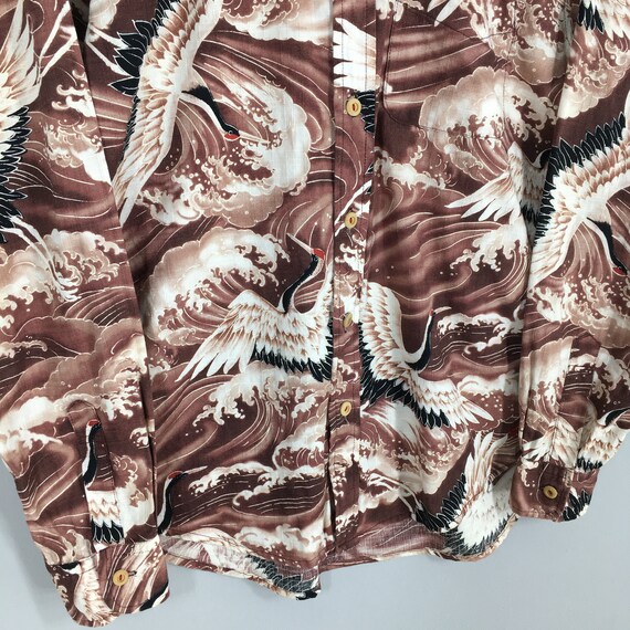 Vintage Eternal Dragon Japanese Phoenix Bird Cotton S… - Gem