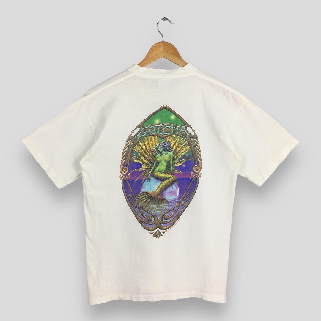 Vintage 80's Gotcha Hawaii Surf White Tshirt Medium Gotcha Hawaiian ...
