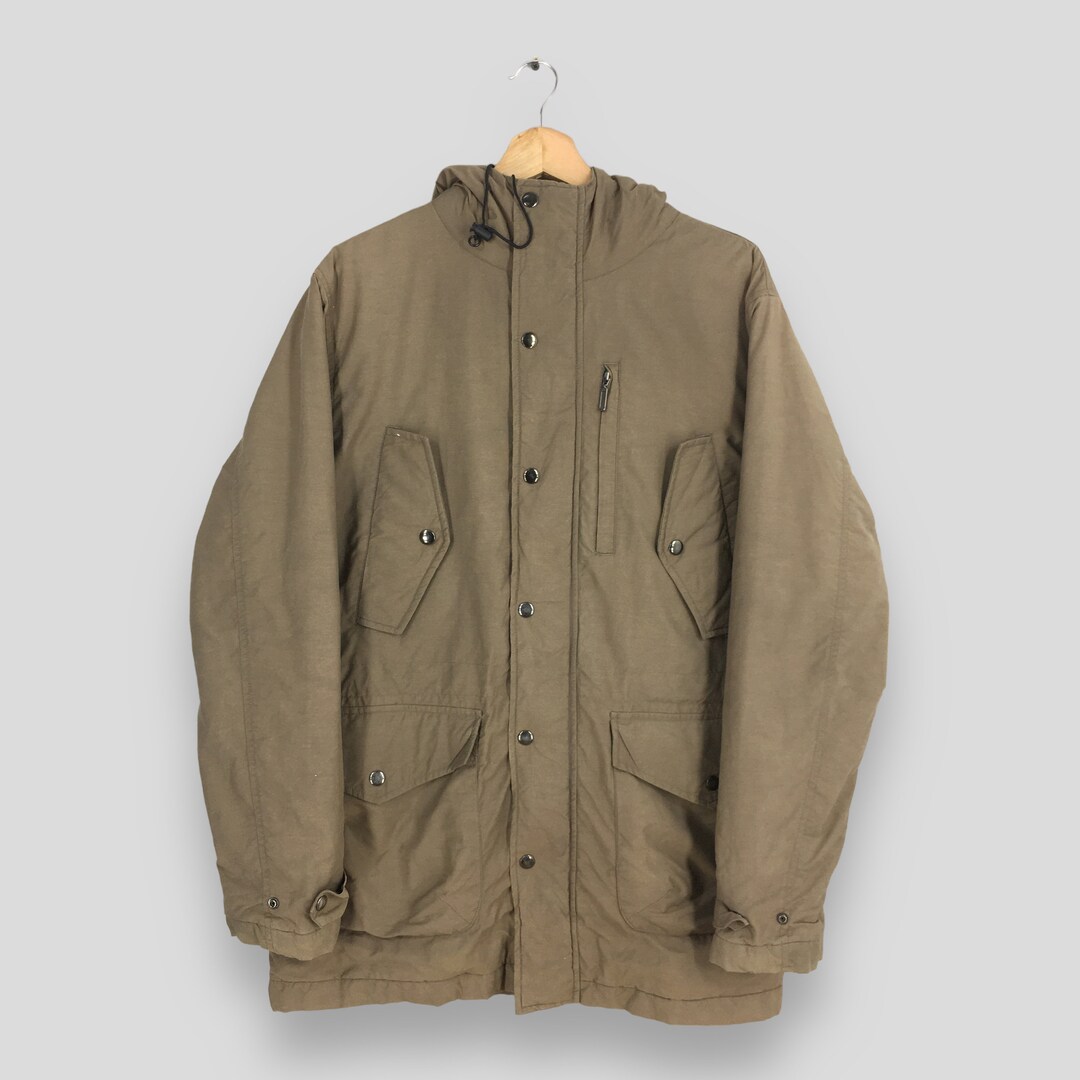 Semantic Design Japan Brown Tactical Utility Hoodie Jacket Large Casual ...