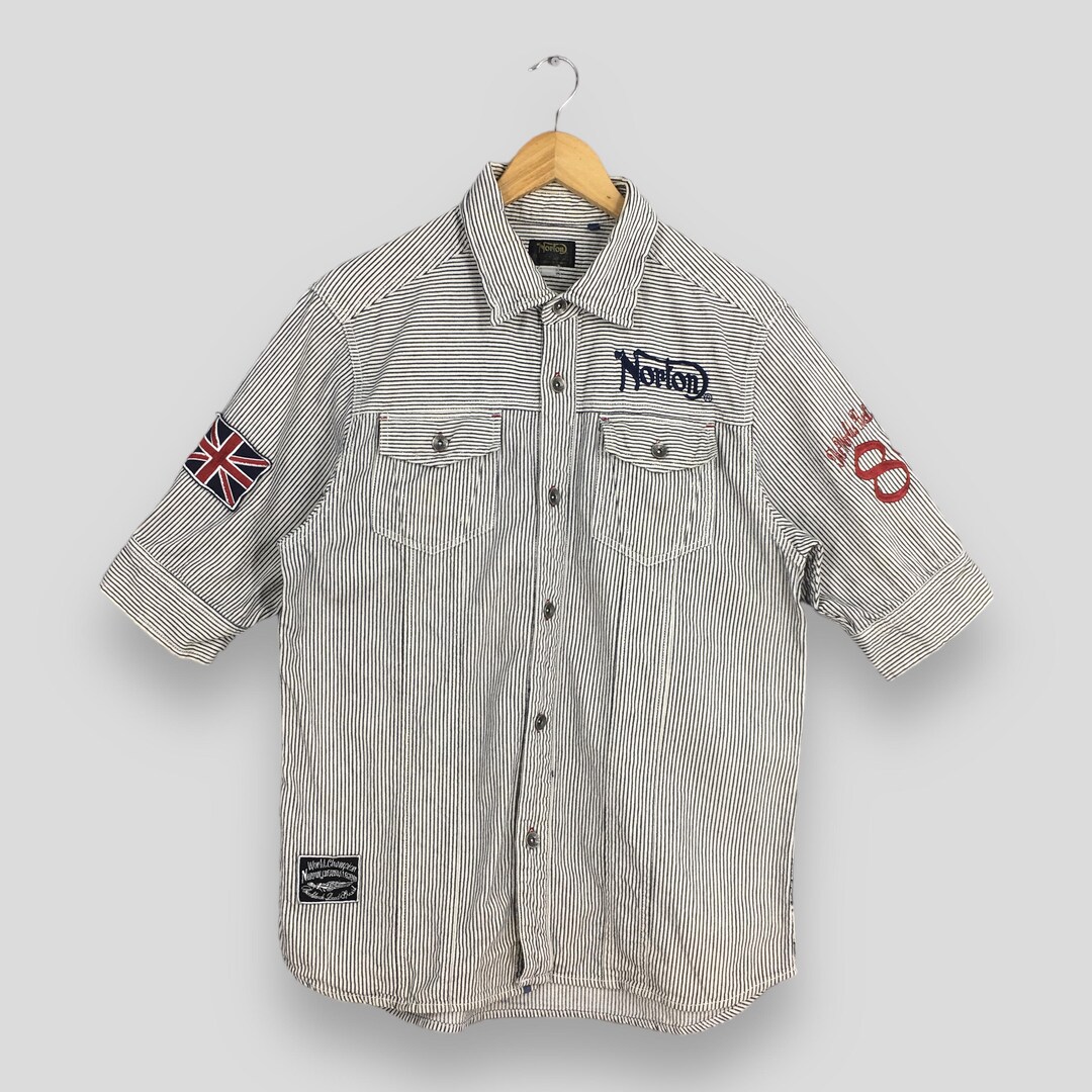 Vintage Norton Rockers Speed Club Motorcycle Shirt Medium Norton ...