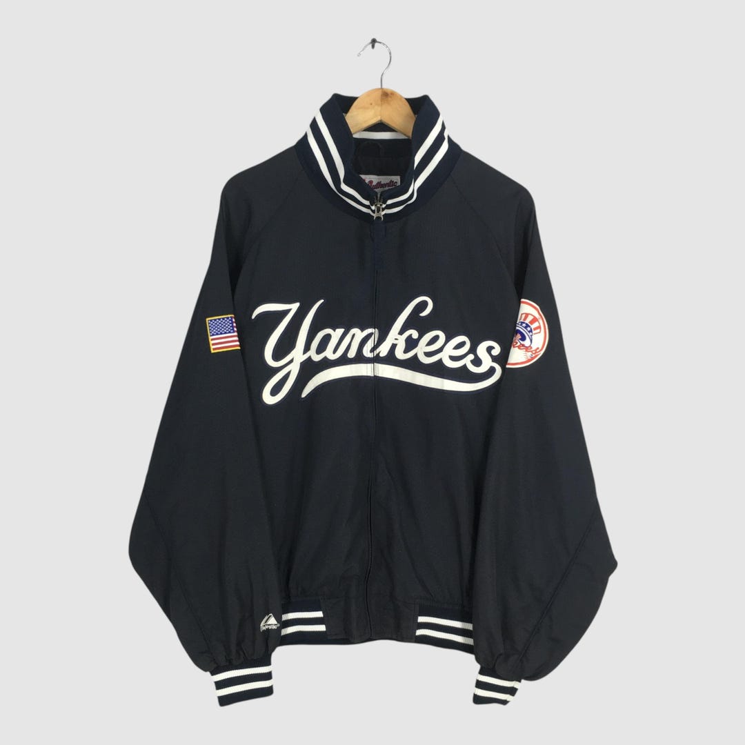 Vintage New York Yankees MLB Varsity Jacket Large Yankees Baseball Team ...