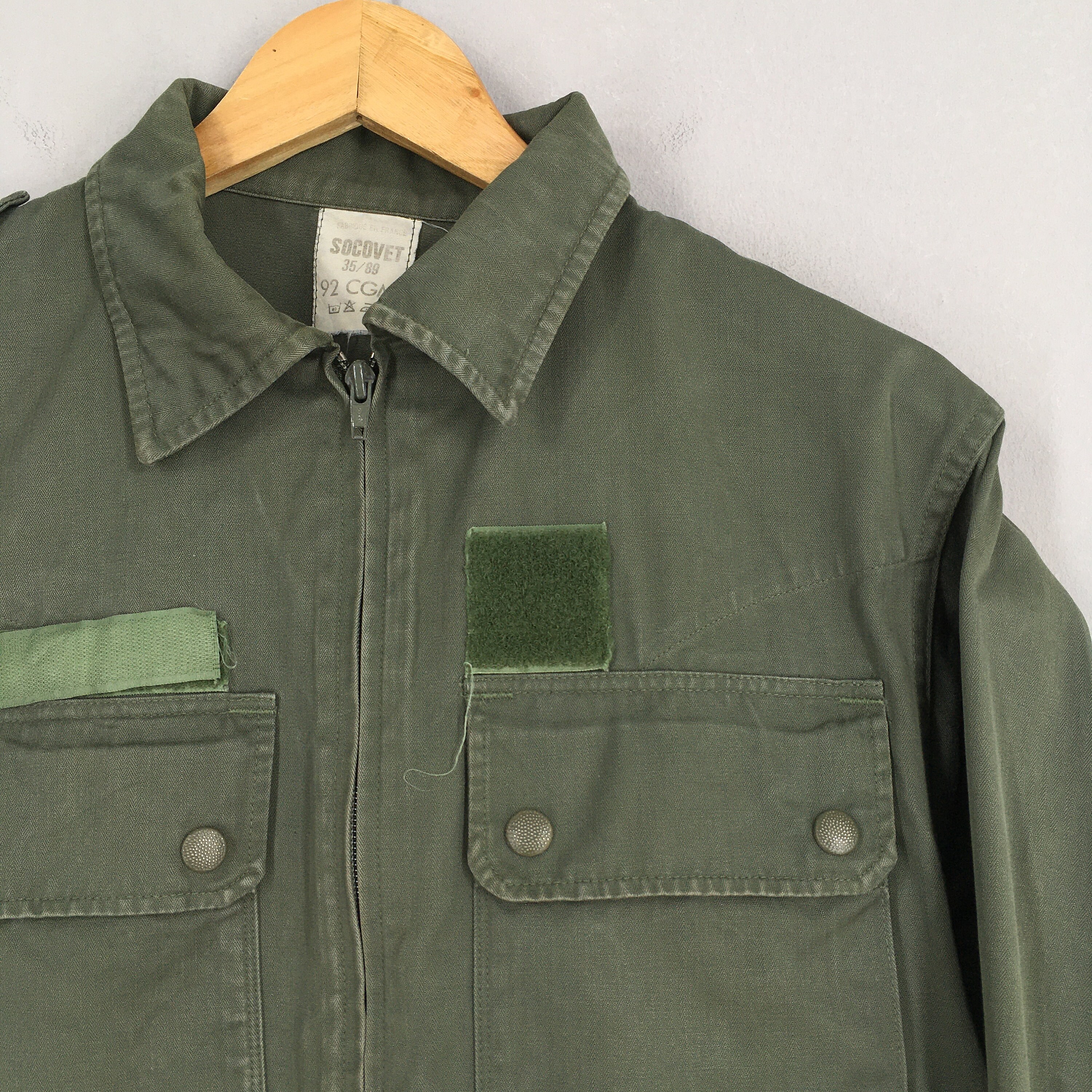 Vintage 80's Socovet M65 France Army Military Jacket Small Vintage 80's Socovet M65 France Army Military Jacket Small
