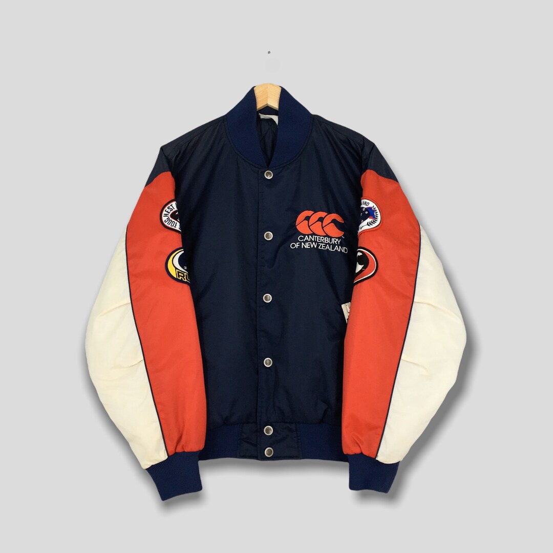Vintage Canterbury New Zealand Varsity Jacket Medium Steinlager CCC ...