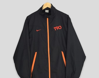Vintage 90's Nike Swoosh T90 Black Training Jacket Xlarge Vintage 90's Nike Swoosh T90 Black Training Jacket Xlarge