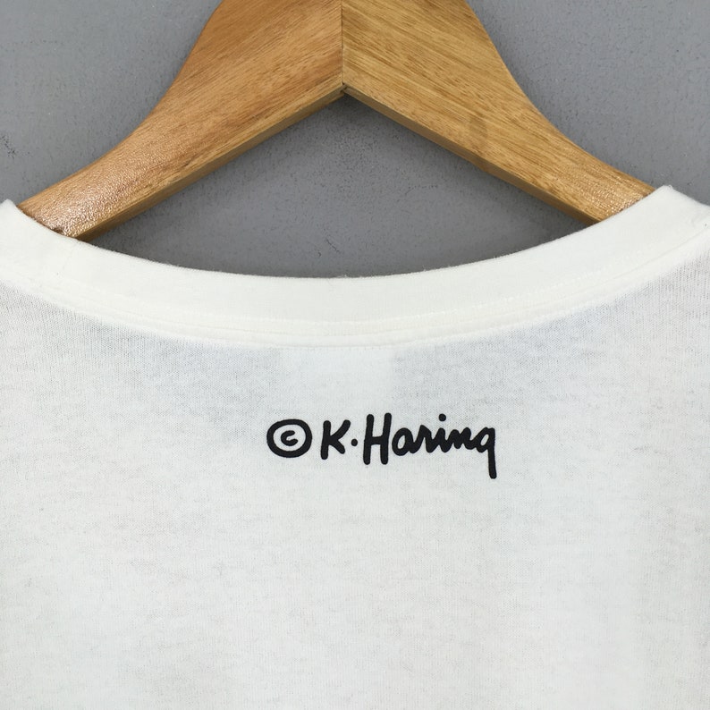 Keith Haring Drawing the Link Pop Art Tshirt Xlarge Vintage | Etsy