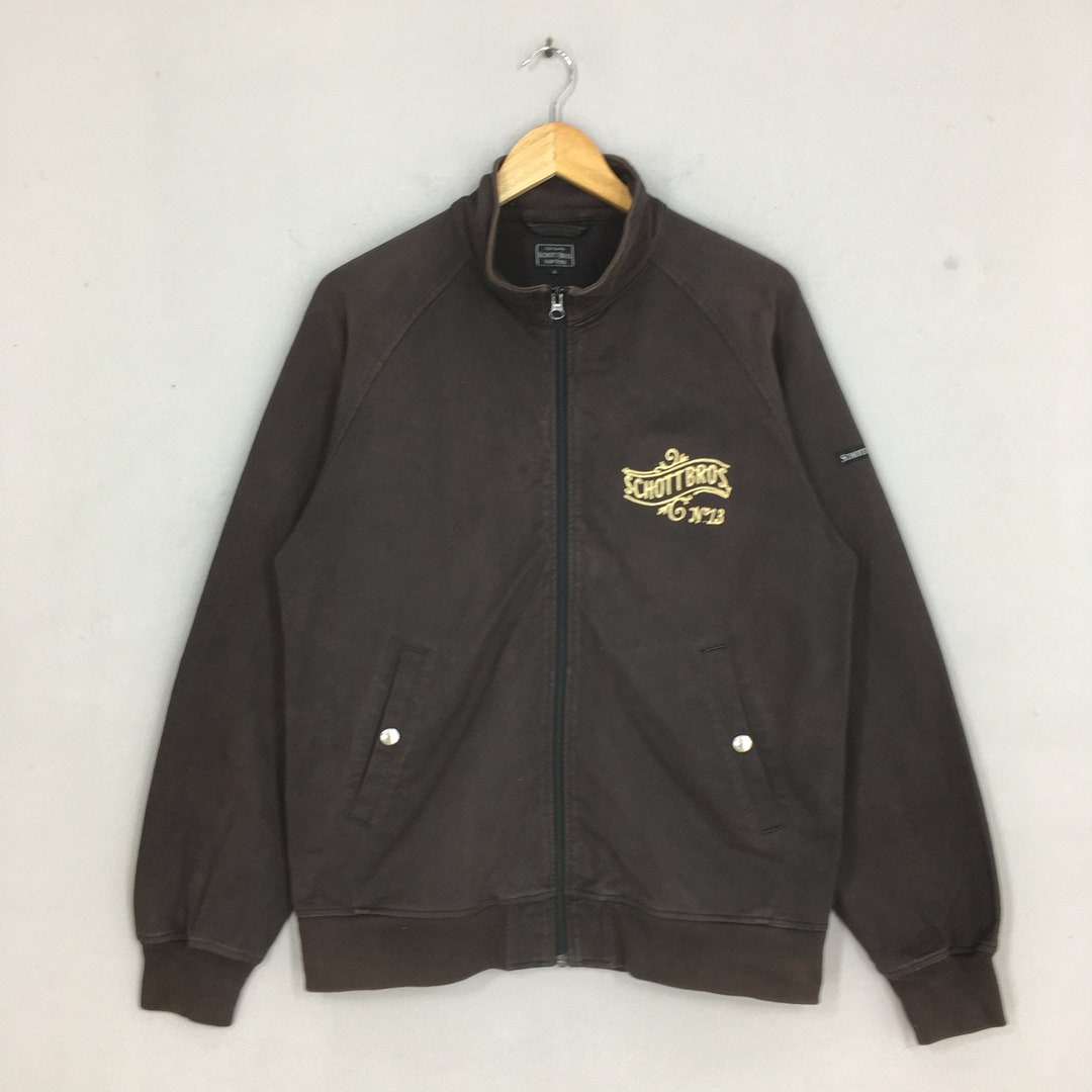Vintage Schott Bros New York Zipper Sweater Large Schott Bros New York ...