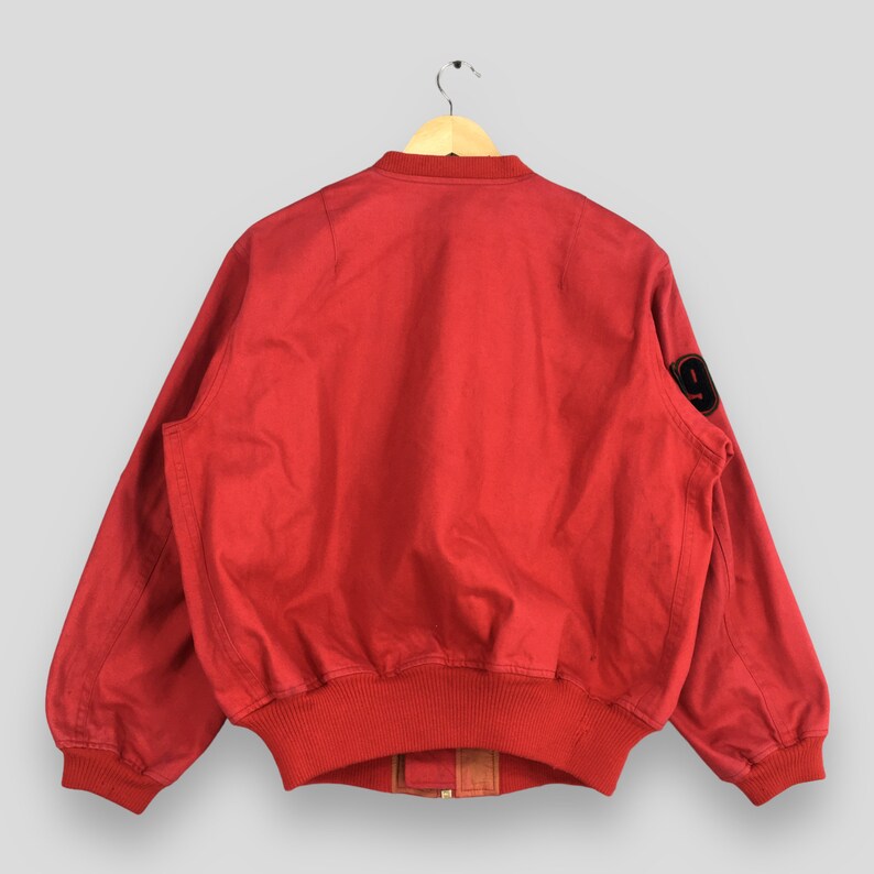 Vintage Pink House Japan Red Bomber Jacket Large 1980s Pink House ...