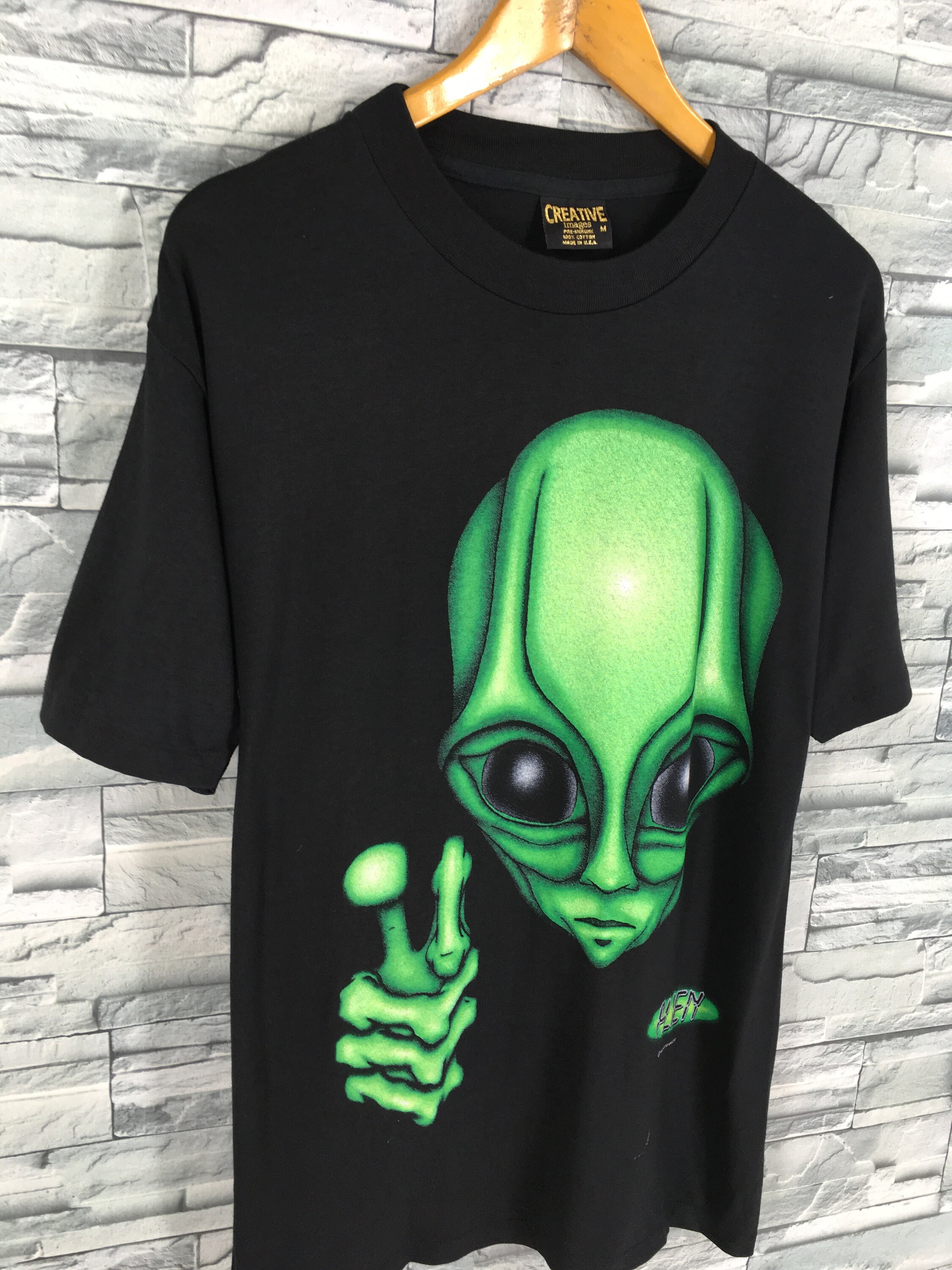 Vintage Alien Workshop Big Head T Shirt Medium Alienated - Etsy