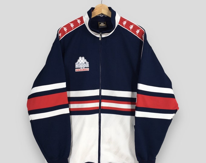 Vintage Kappa Sport Track Top Jacket Xlarge 90's Kappa Multicolor ...