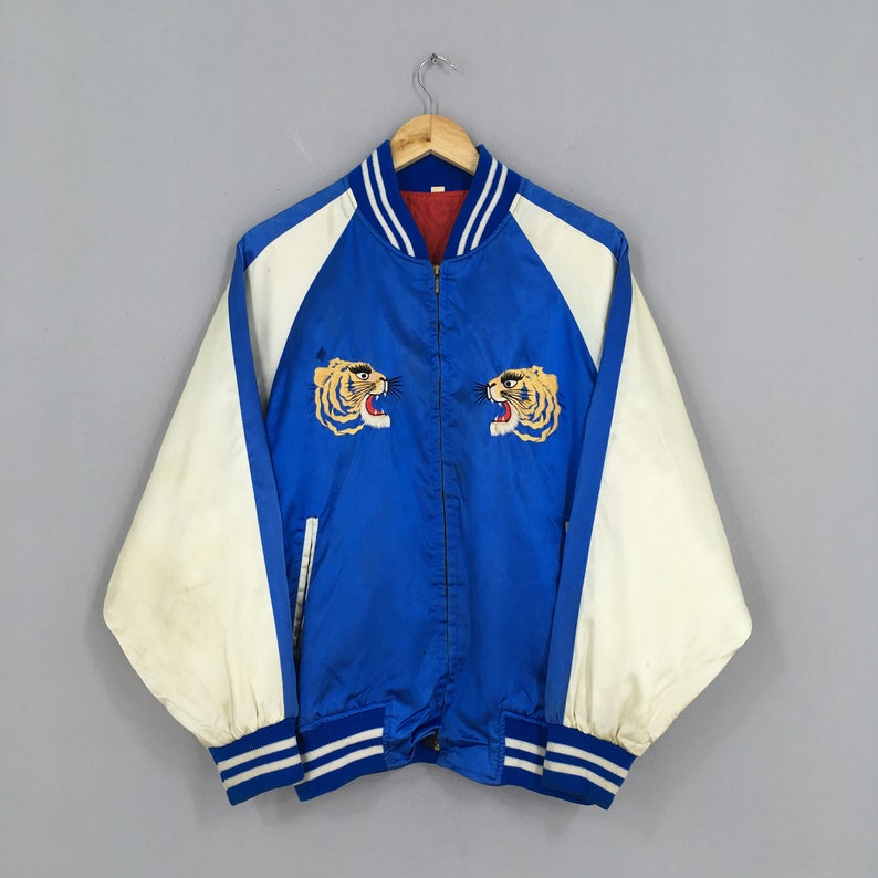 Vintage Sukajan Japanese Tiger Jacket Large Vintage Sukajan - Etsy