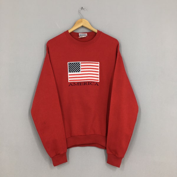 American Flag Sweater - Etsy