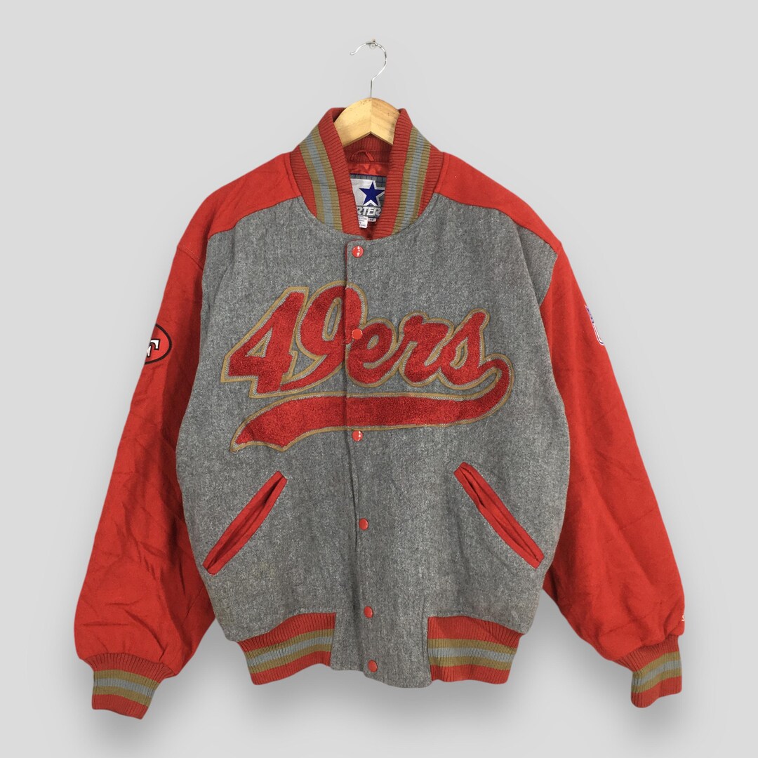 Vintage San Francisco 49ers NFL Varsity Wool Jacket Medium Starter ...