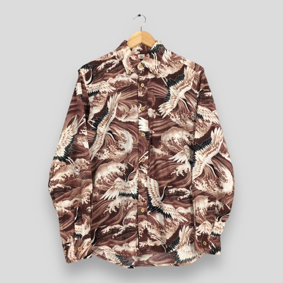 Vintage Eternal Dragon Japanese Phoenix Bird Cotton S… - Gem