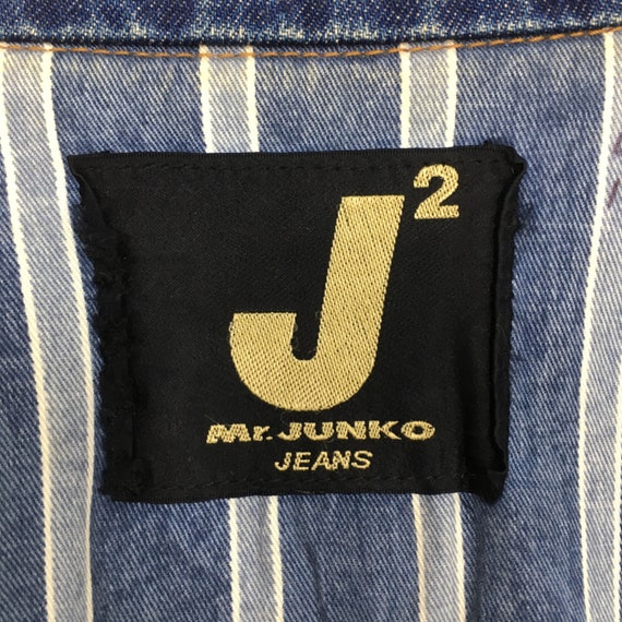 Vintage 90s Mr Junko Jeans Trucker Jacket Medium Junk… - Gem