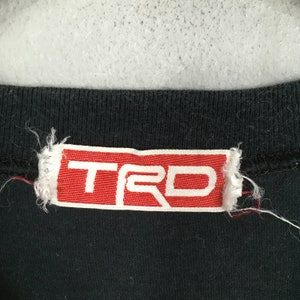 Vintage Toyota TRD Motorsport Racing Car Black T Shirt Medium Toyota ...