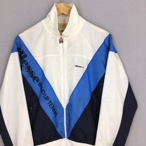Vintage Ellesse Windbreaker Medium Unisex 90's Ellesse Colorblock ...