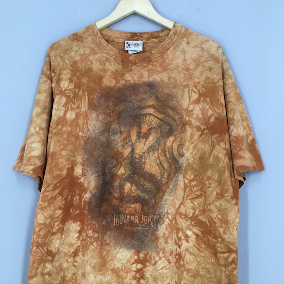 Vintage Indiana Jones Lucas Film Action Movie Tie Dye… - Gem