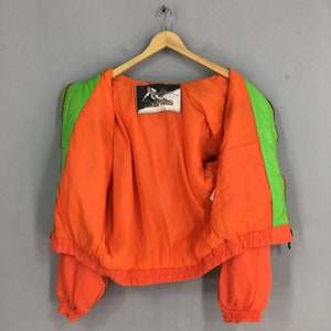 Vintage Vitesse Vague Italy Ski Wear Orange Hoodie Jacket Large Vitesse ...