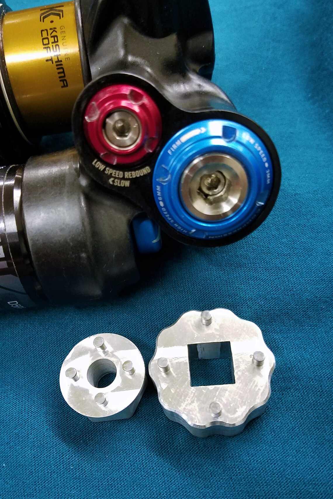 2021-2025 Fox Float X2/dhx2 Shock Shaft Clamp/vise Block+ Sealhead ...