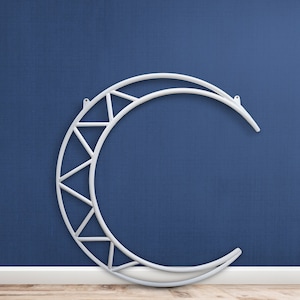 Crescent Moon Aerial Lyra Custom Color, Acrobatics Moon Aerial Hoop ...