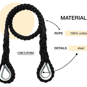 Rope for Rigging Aerial Props, Cotton Sling for Aerial Lyra, Circus ...