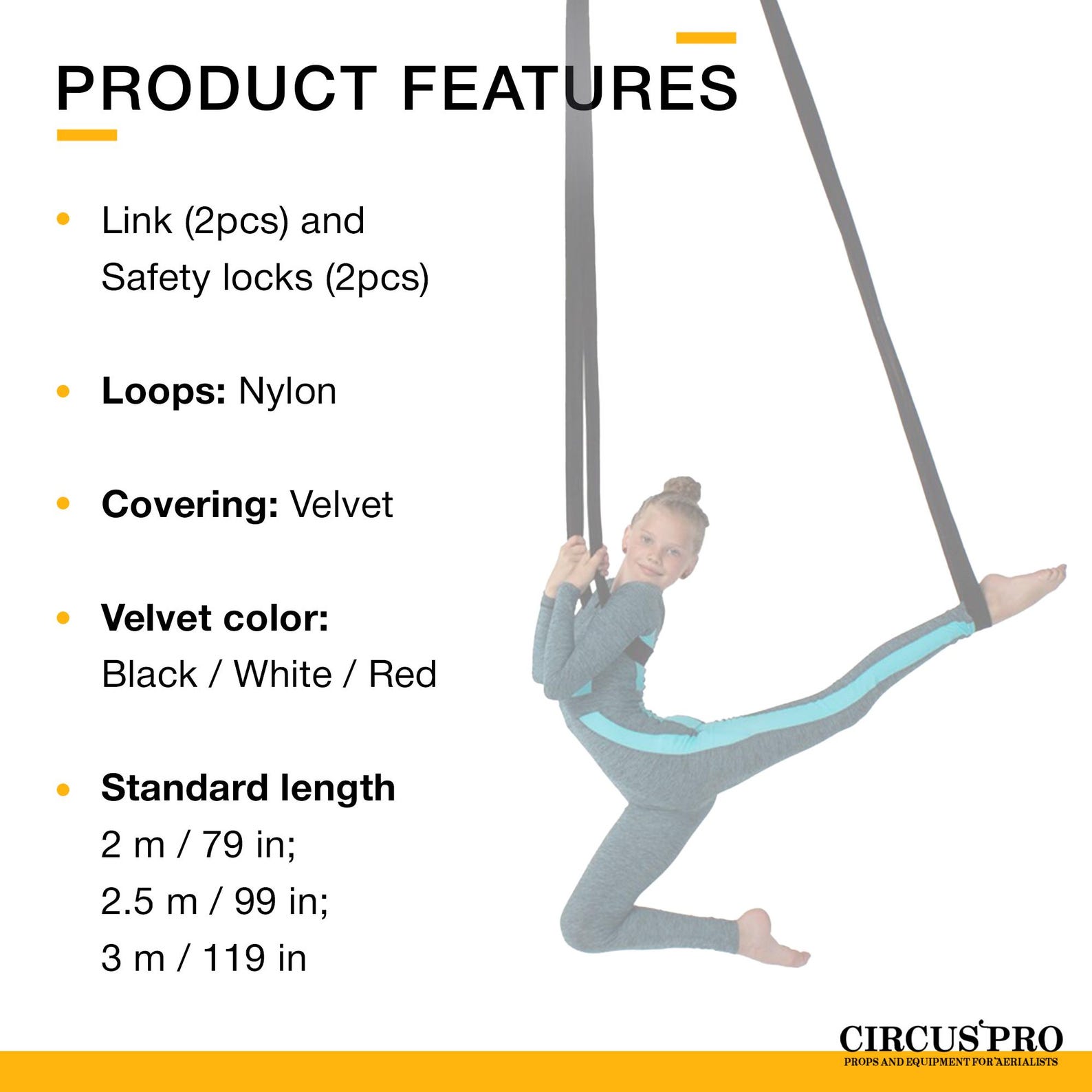 Circus Loops for Aerial Gymnastics, Aerial Loops for Circus Artists ...