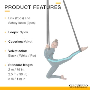 Aerial Loops for Circus Artists, Gift for Aerial Gymnastics, Circus Loops, Circus Props, Circus ...