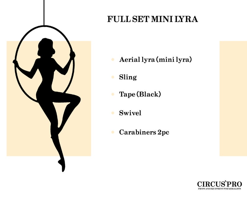 Aerial Lyra Circus Set, Mini Aerial Circus Lyra, Custom Made Lyra, Mini ...
