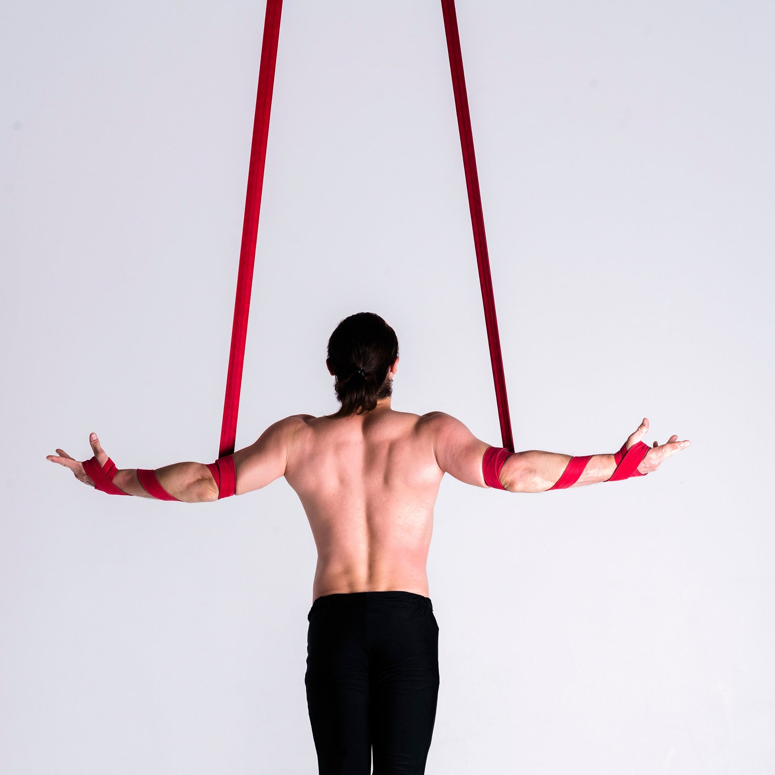 Heavy Duty Men's Aerial Straps in Black, White, Red Cotton, Male ...