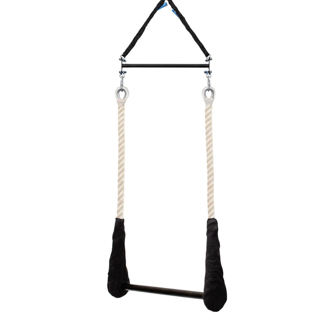 Full Circus Trapeze Set in White, Complete Aerial Trapeze Kit With ...