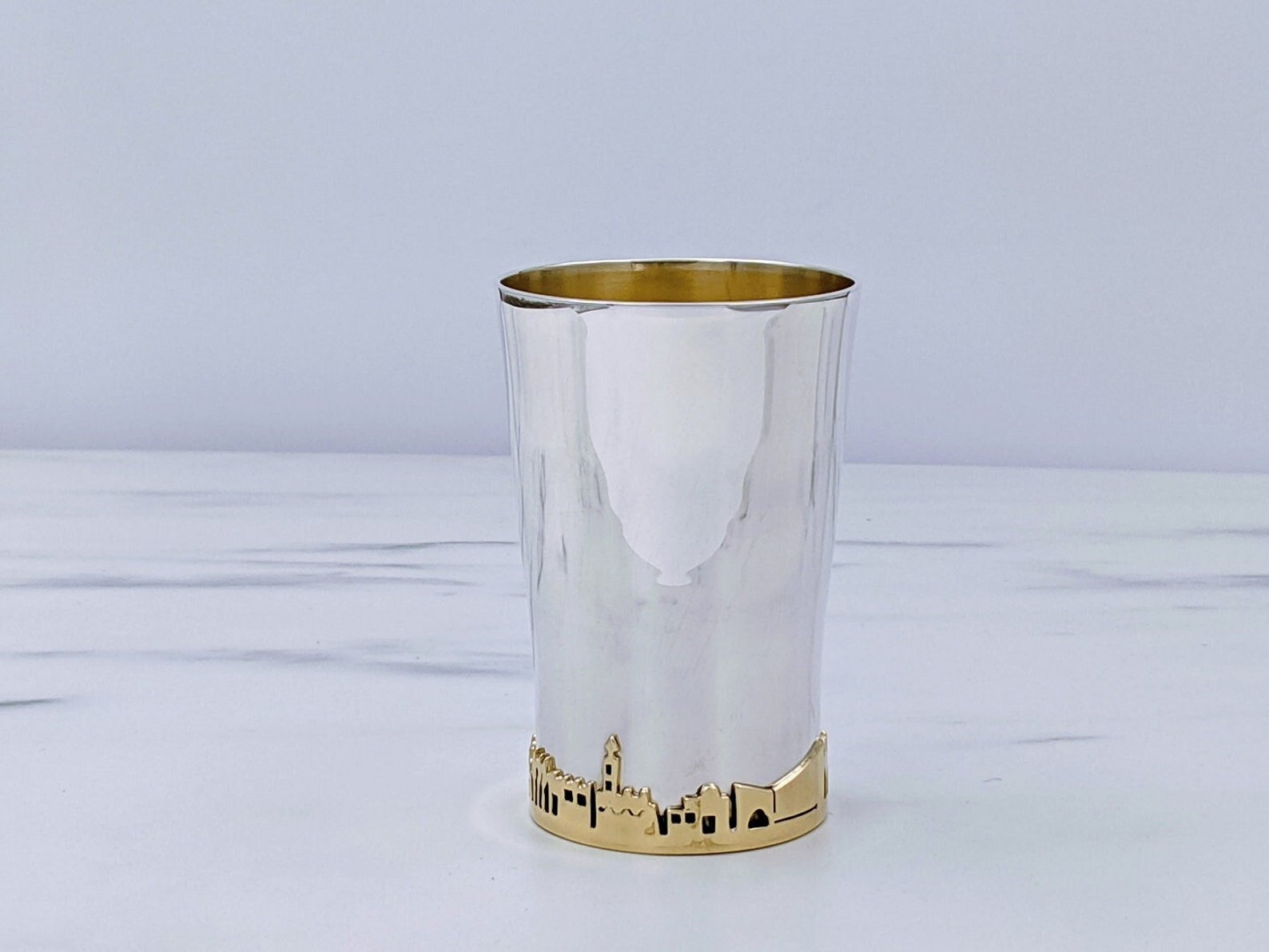 Kiddush Cup, Wine Goblet, Wine Cup, Jewish Wedding Gift, Jerusalem of ...