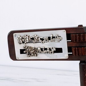 Noisemaker for Purim, Purim Gift, Wooden Grogger, Silver Wood Rattle ...