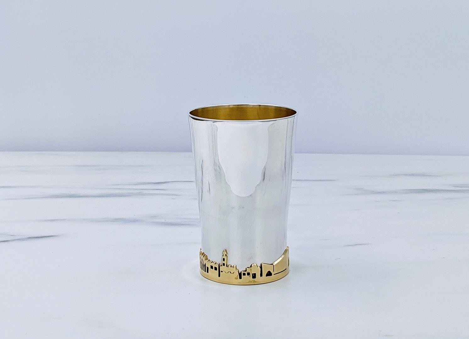 Kiddush Cup, Wine Goblet, Wine Cup, Jewish Wedding Gift, Jerusalem of ...