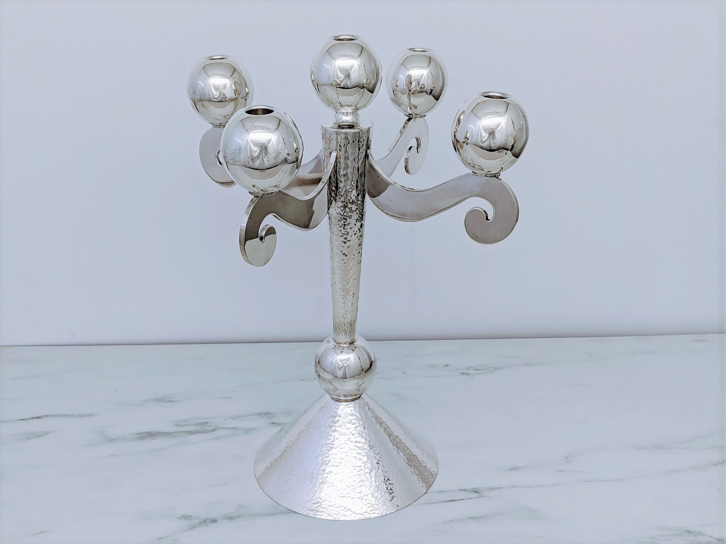 Candelabra, Candle Candelabra, 5 Candle Holder, Silver Candlesticks ...