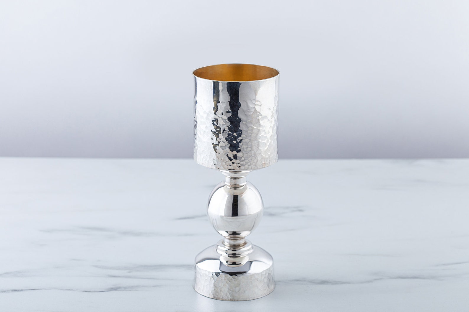 Kiddush Cup, Silver Judaica, Silver Wine Cup, Chalice, Jewish Wedding ...