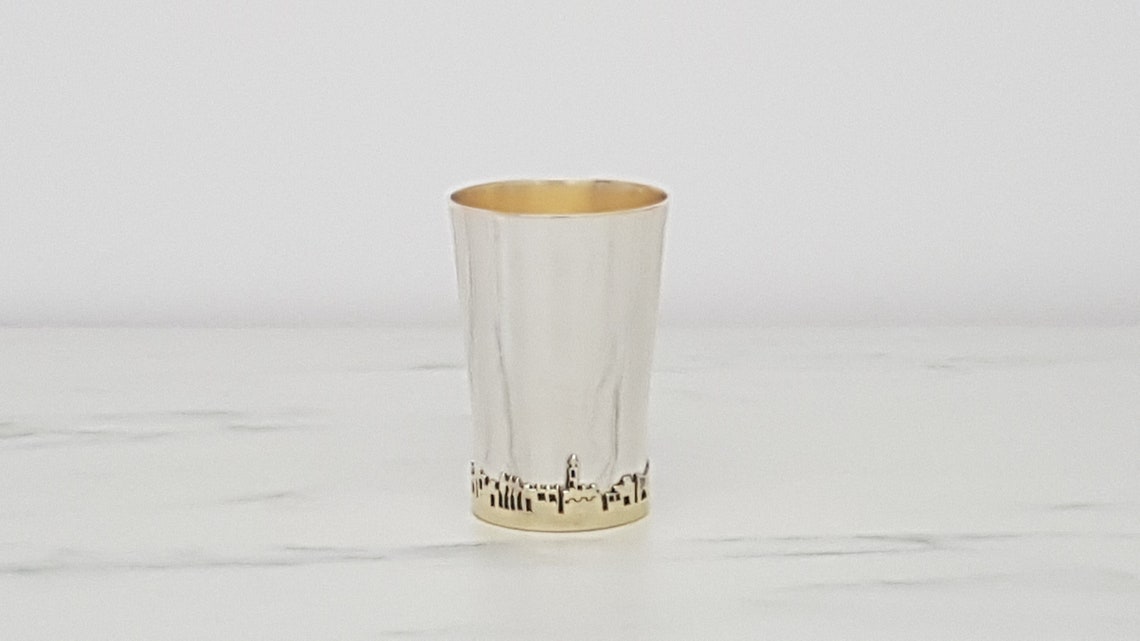 Kiddush Cup Wine Goblet Wine Cup Jewish Wedding Gift - Etsy