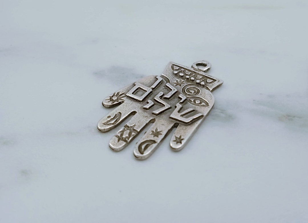 Hamsa Pendant, Protection Necklace, Israeli Jewelry, Made in Israel ...